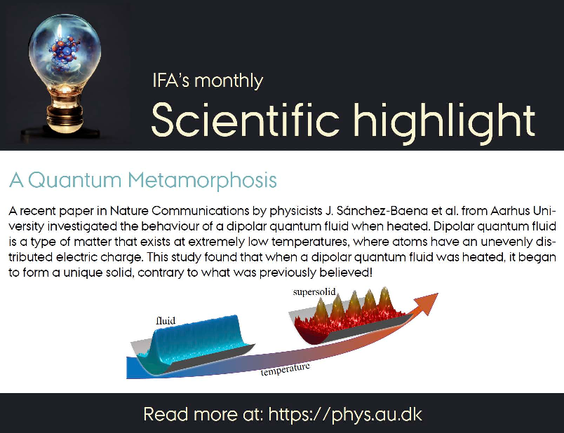 Scientific Highlight - April 2023